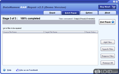 Advanced RAR Repair - Screenshots