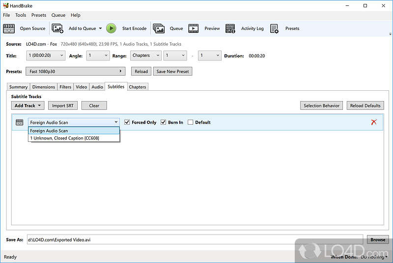 HandBrake Screenshots