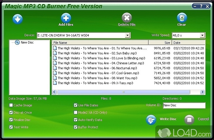 Magic Mp3 CD Burner - Download