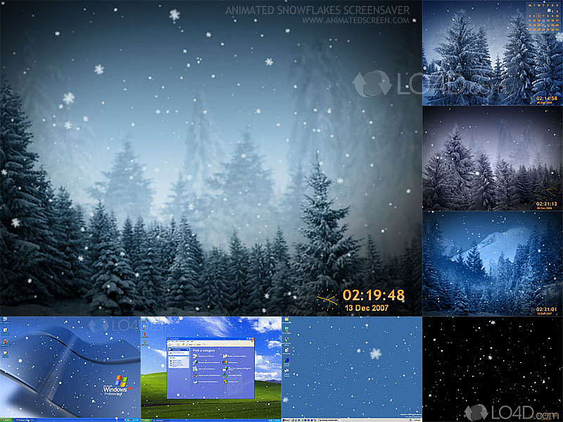 Animated SnowFlakes Screensaver - Download