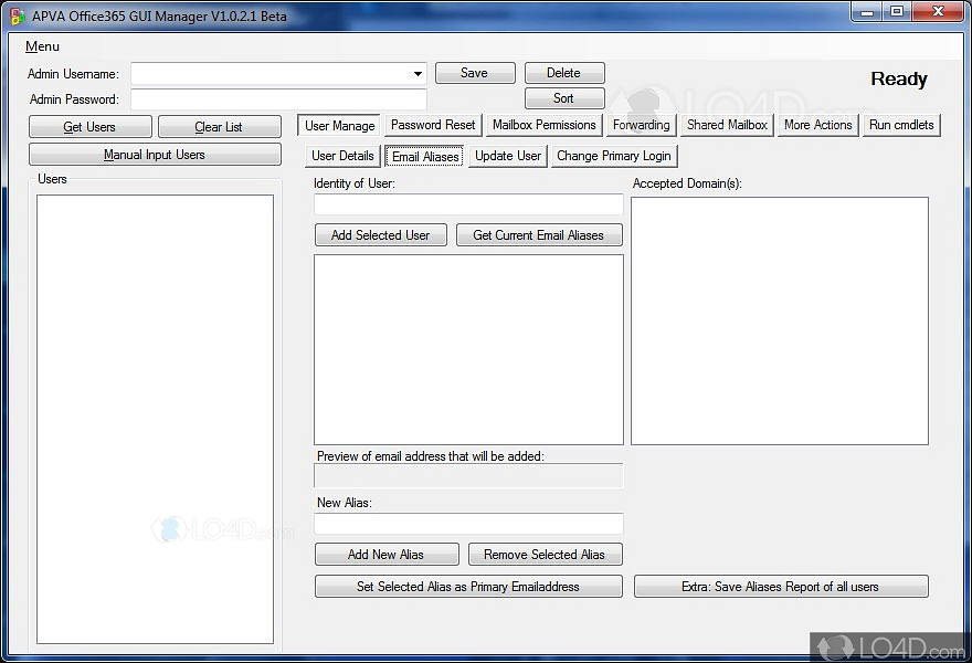APVA Office 365 GUI Manager - Download