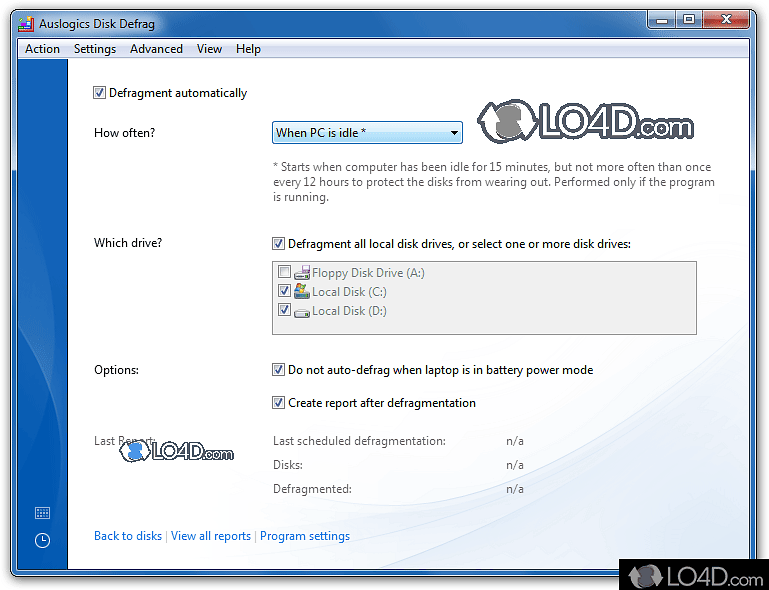 Auslogics Disk Defrag - Download