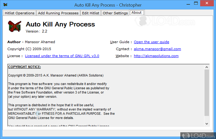 Auto Kill Any Process - Download