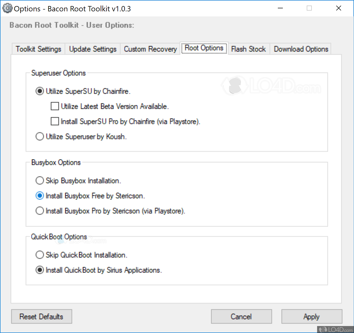 Bacon Root Toolkit - Download