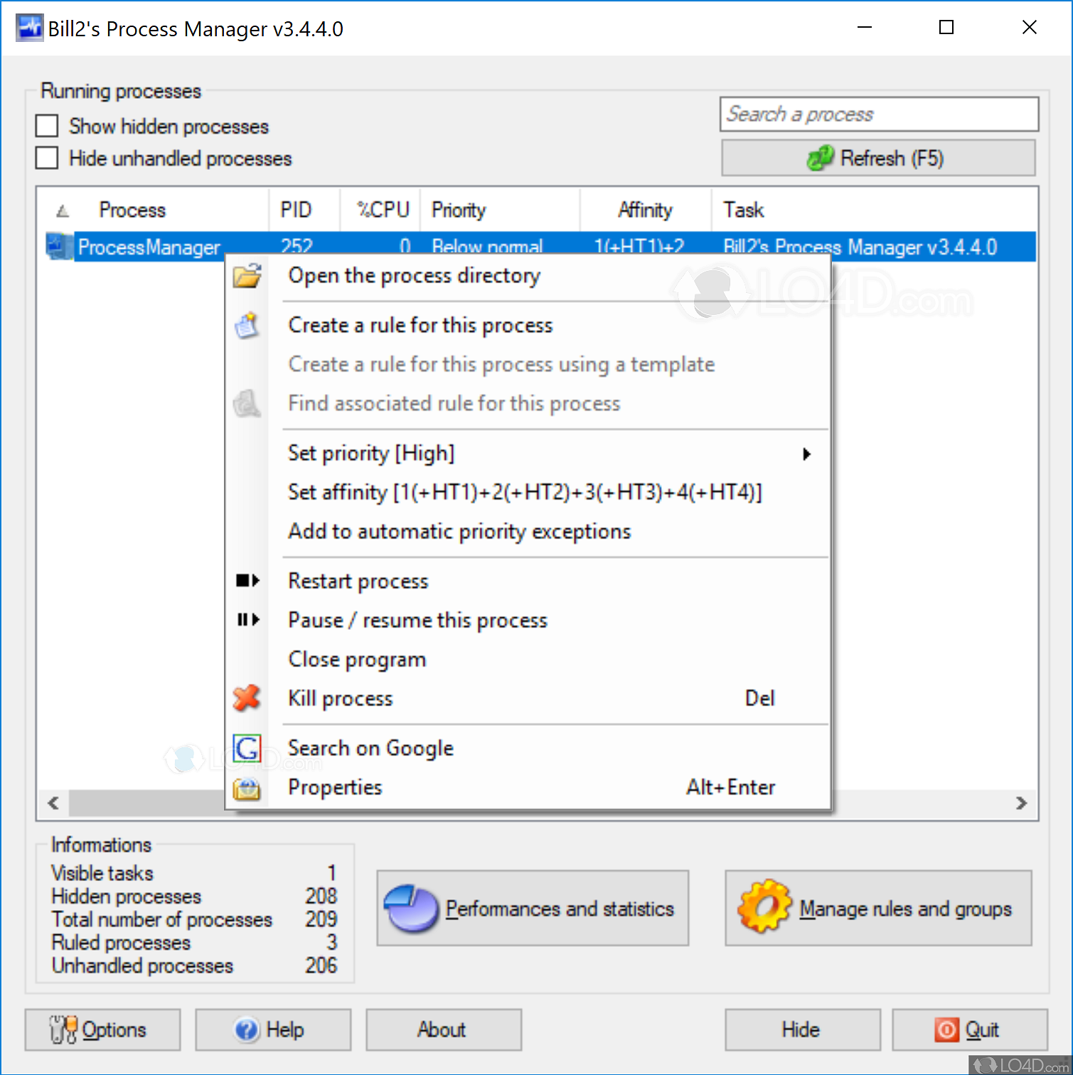 Bill2's Process Manager - Download
