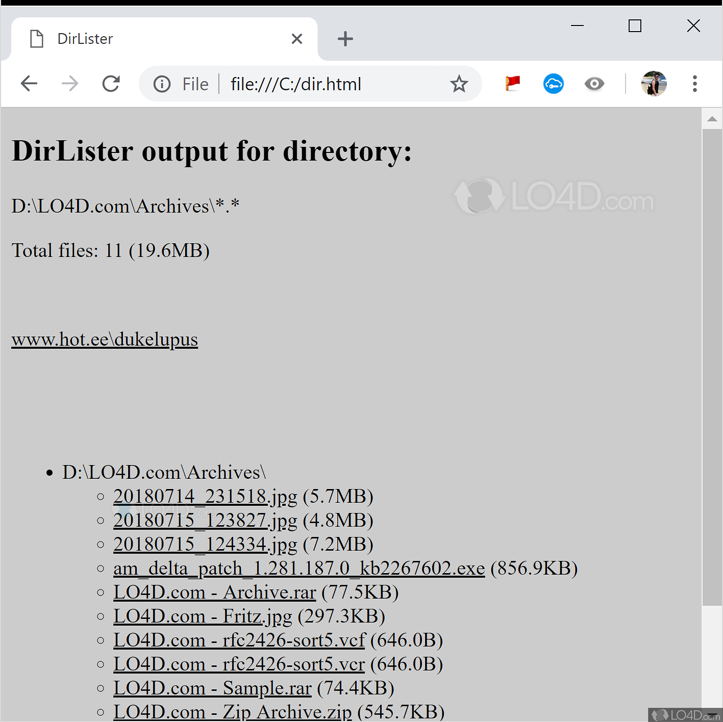 DirLister - Download