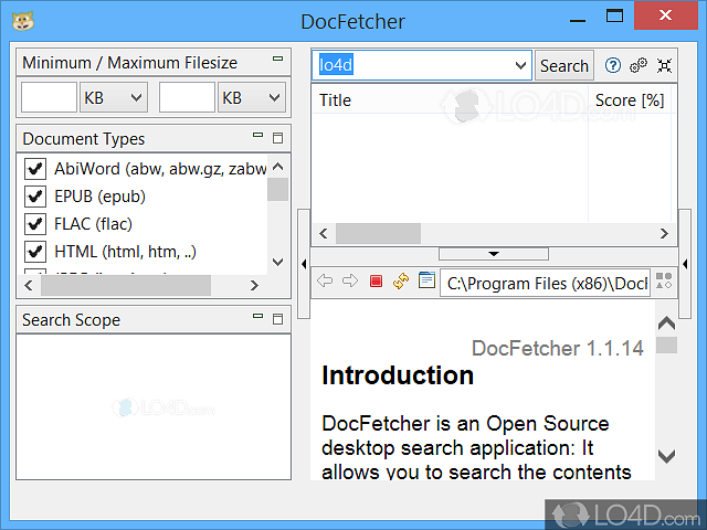 DocFetcher - Download