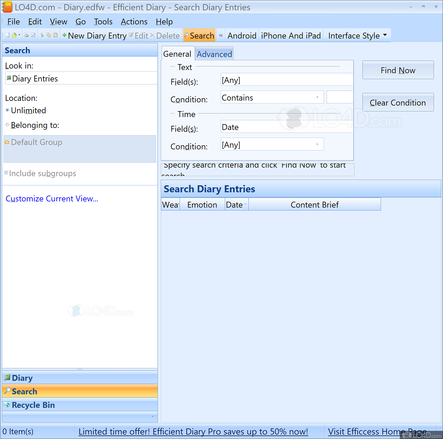 Efficient Diary - Download