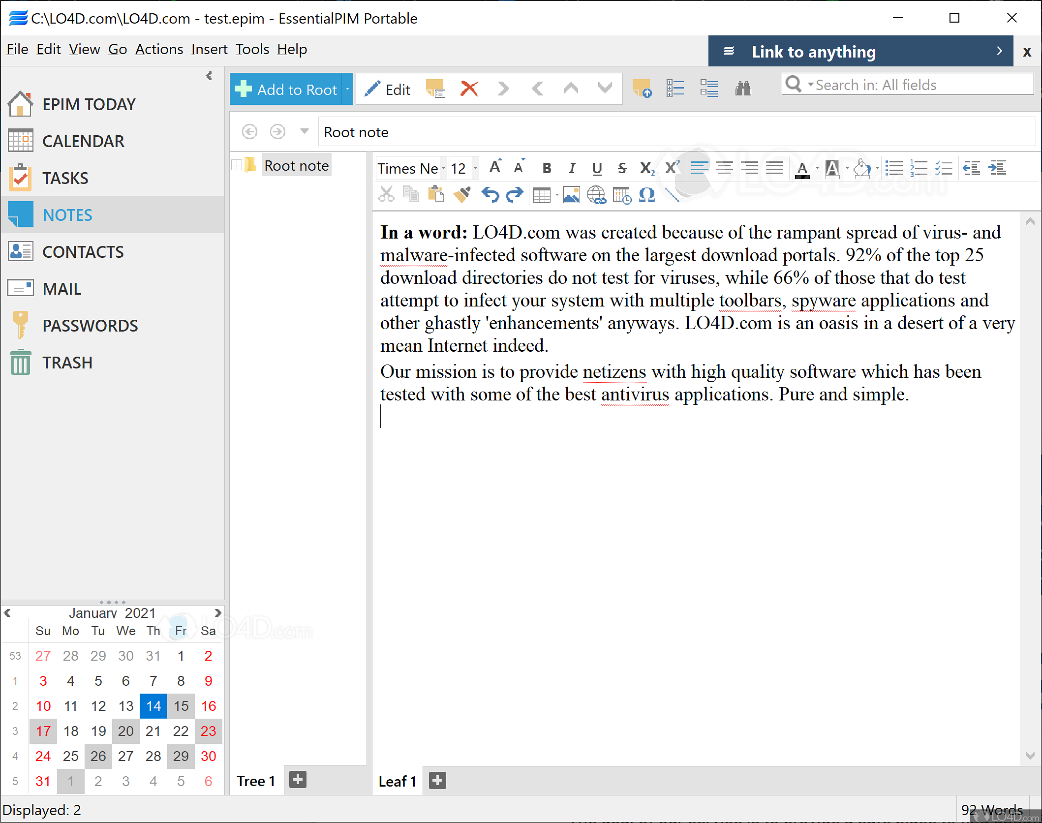 EssentialPIM Portable - Download