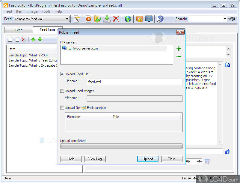 Feed Editor - Download