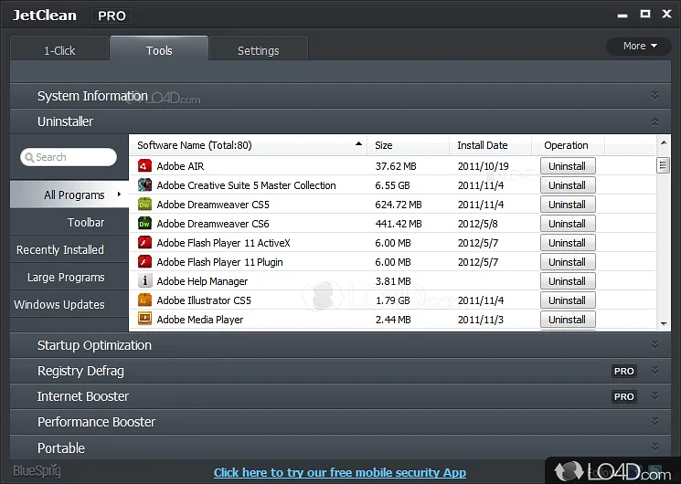 Jetclean Free Download