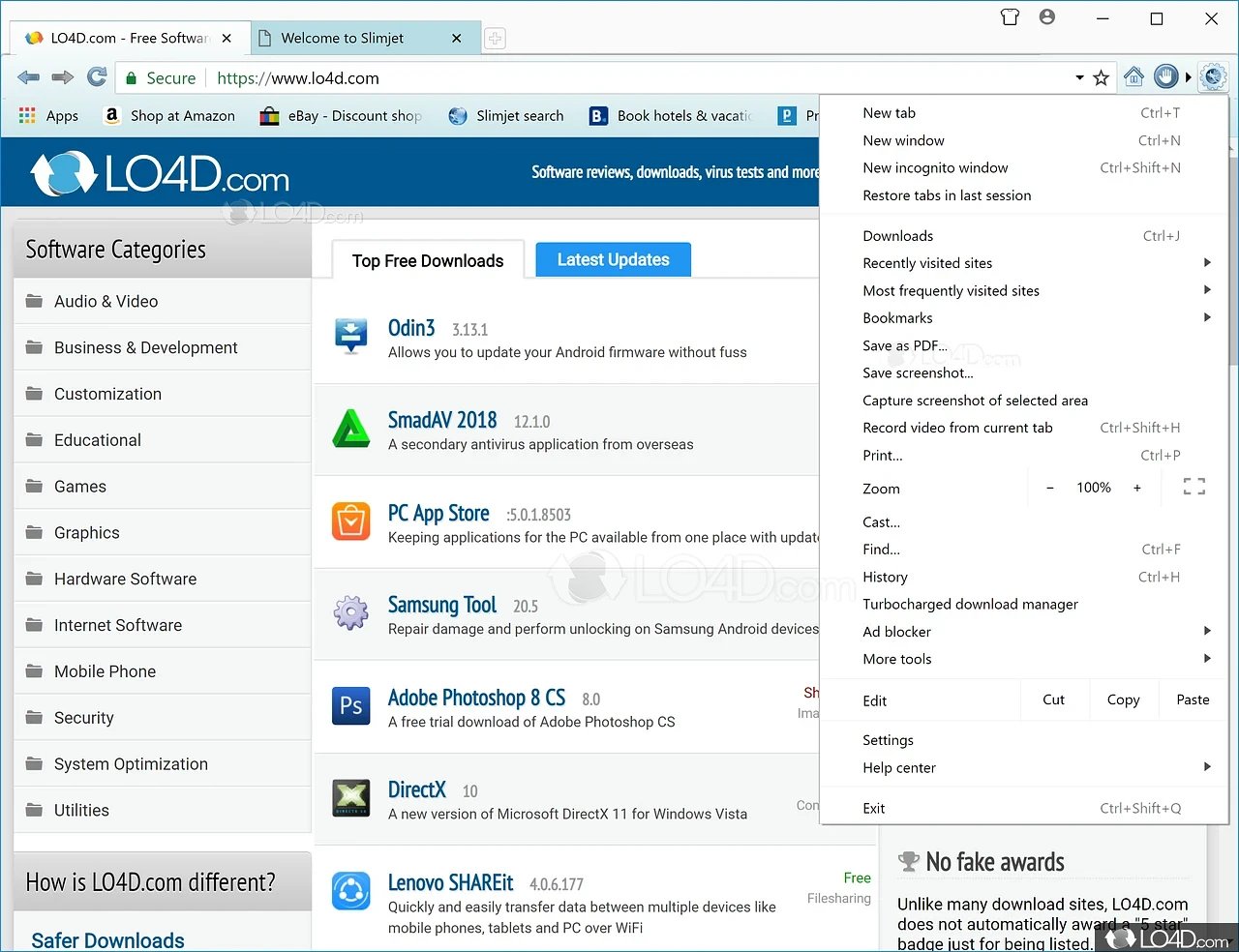 Slimbrowser Slimbrowser : Fast And Lightweight Firefox Based Browser