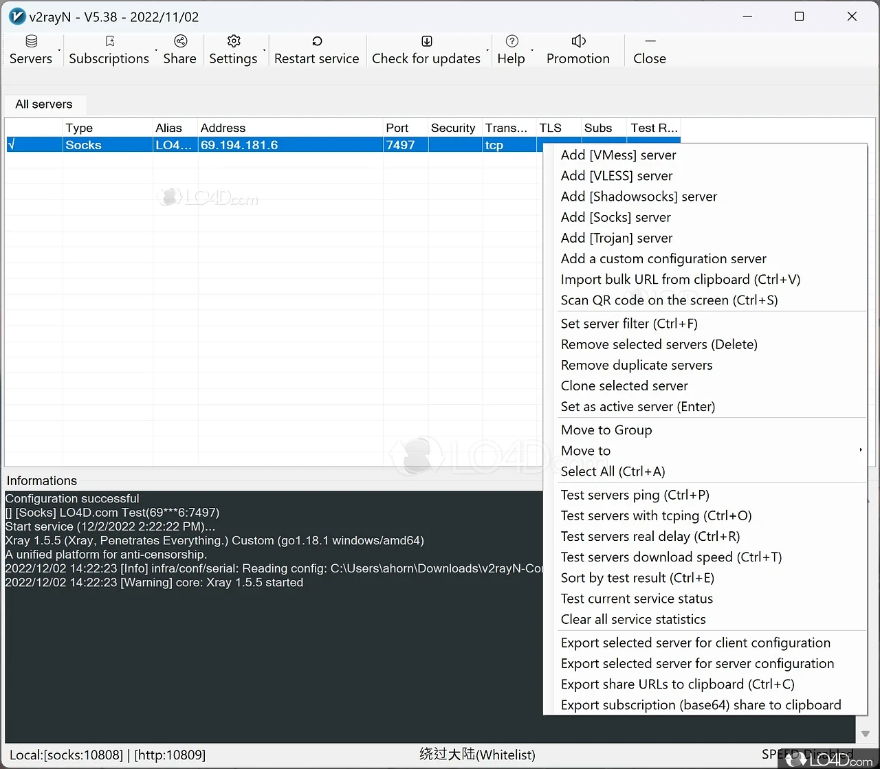 V2rayn Core Bug]: "Failed To Run Core, Please See The Log" · Issue