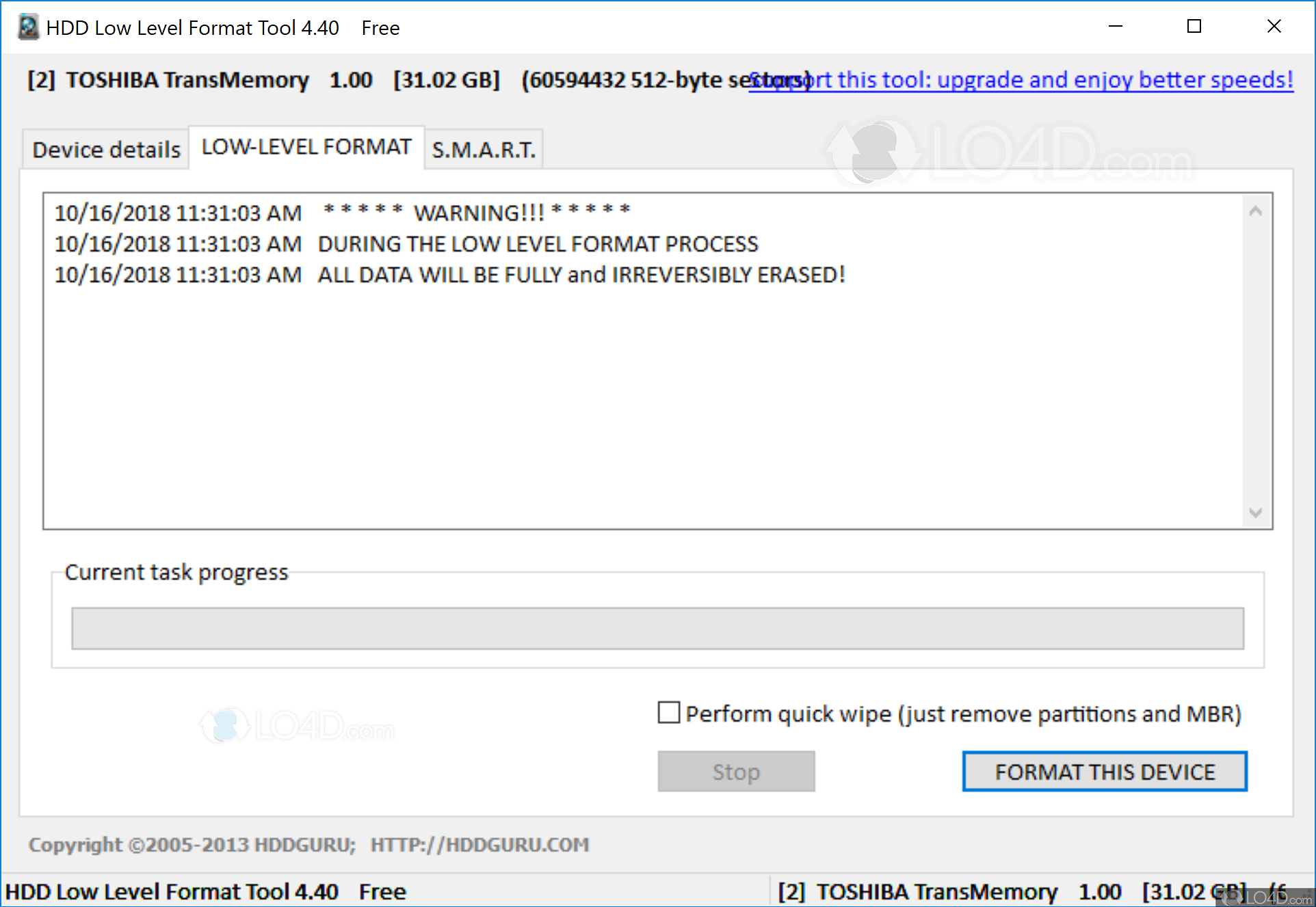 HDD Low Level Format Tool Download