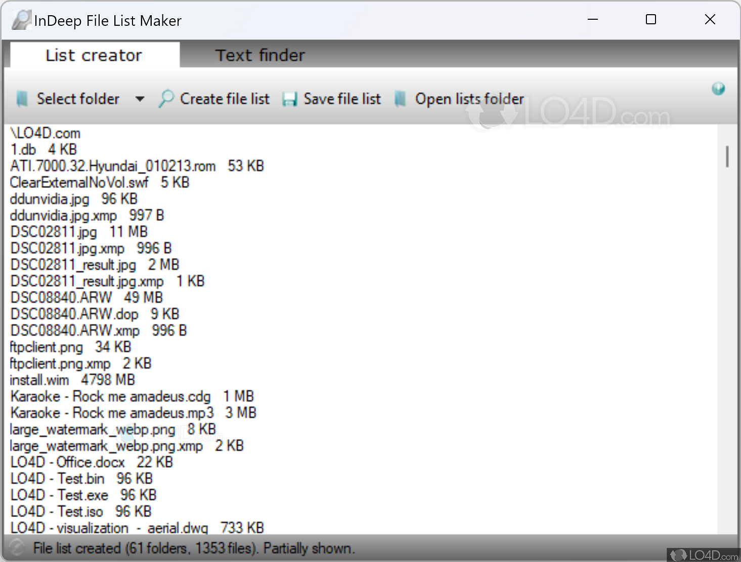 InDeep File List Maker - Download