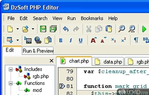 DzSoft PHP Editor - Download
