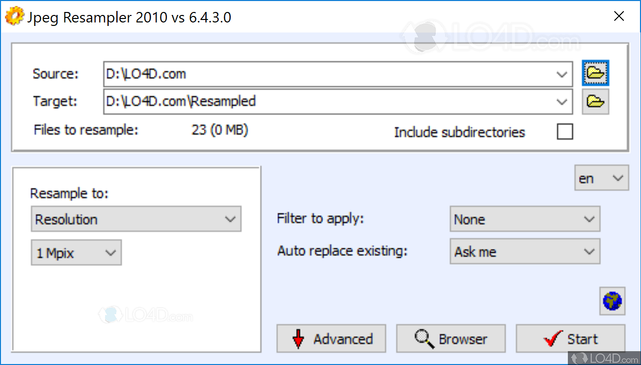 JPEG Resampler - Download