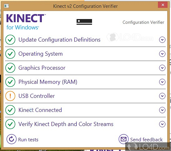 Kinect Configuration Verifier - Download
