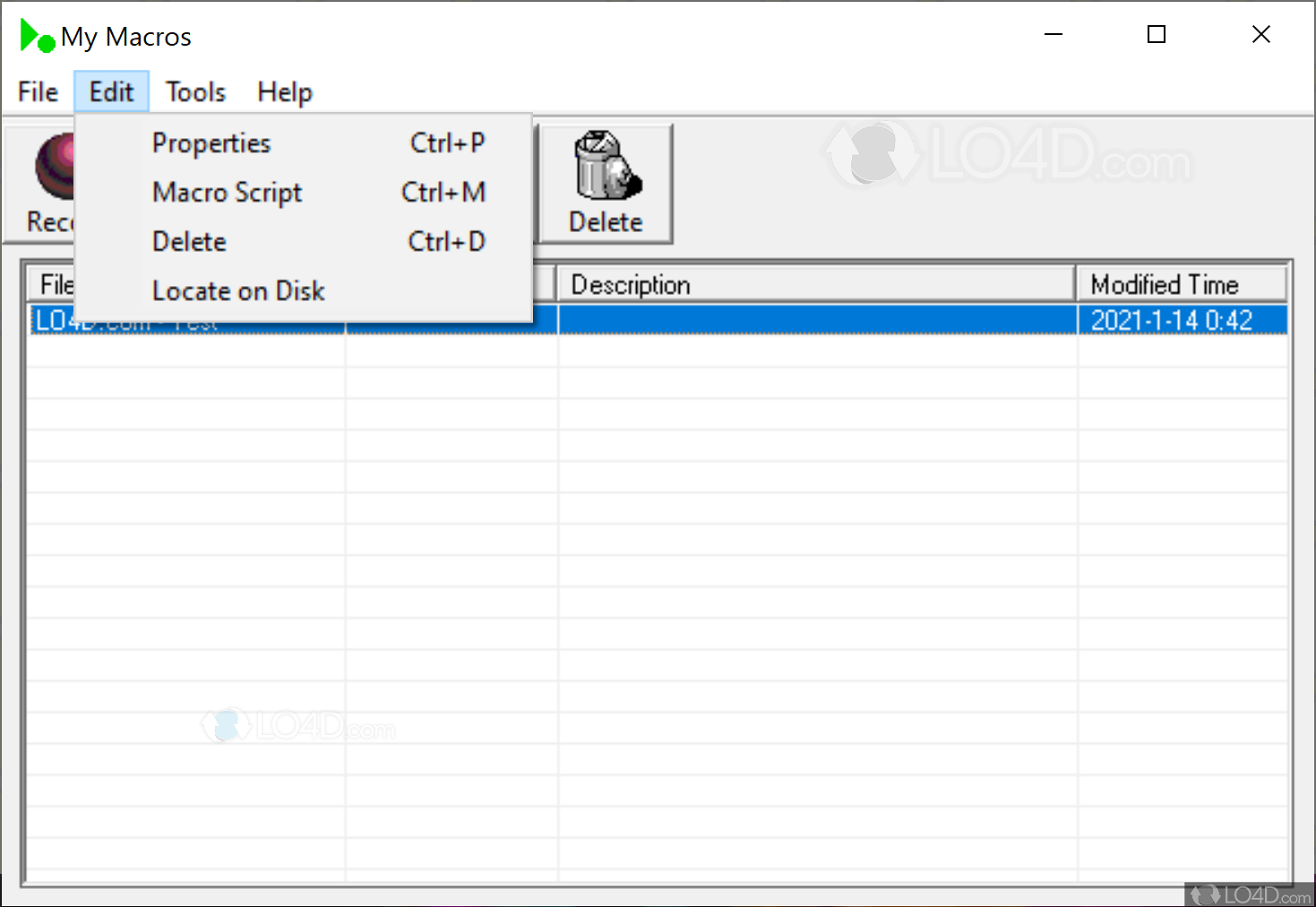My Macros - Download