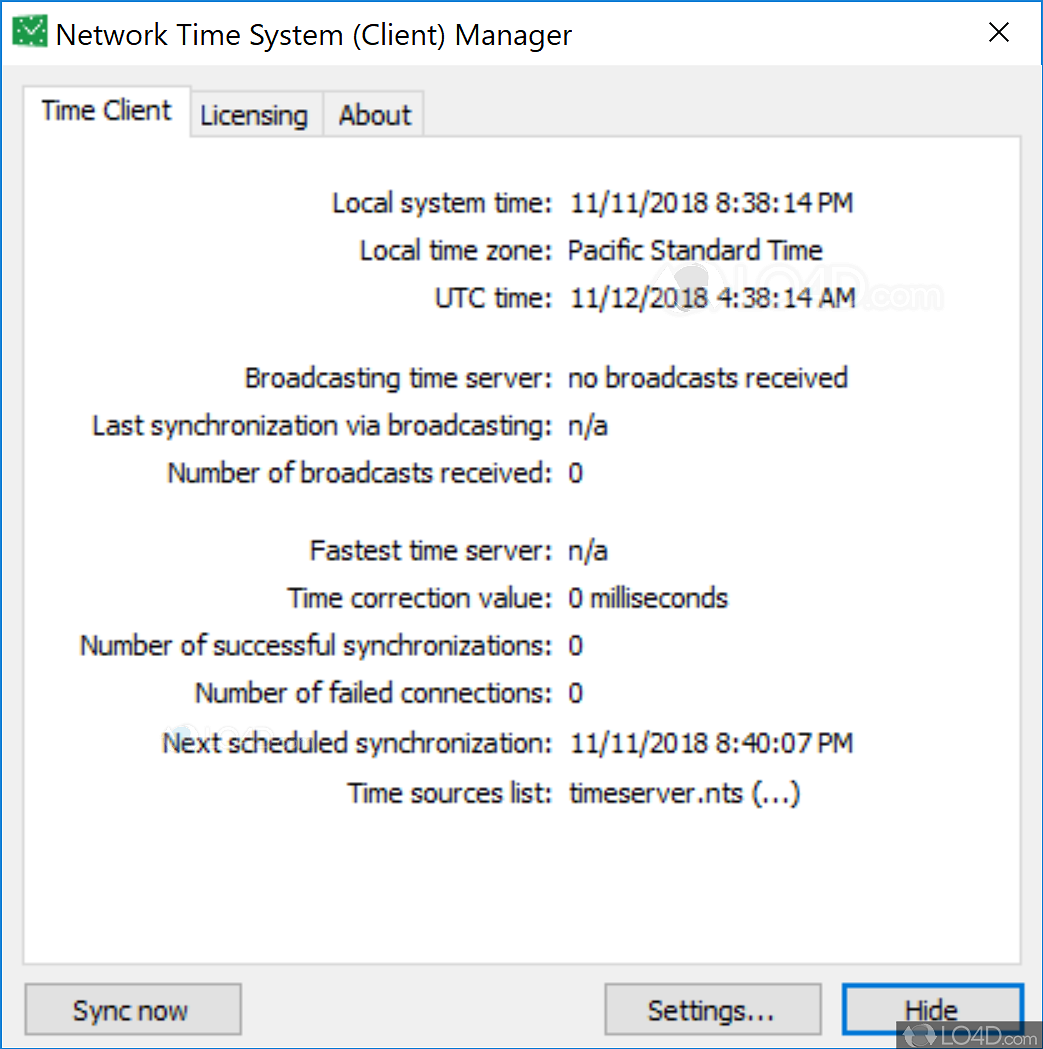 Network Time System - Download