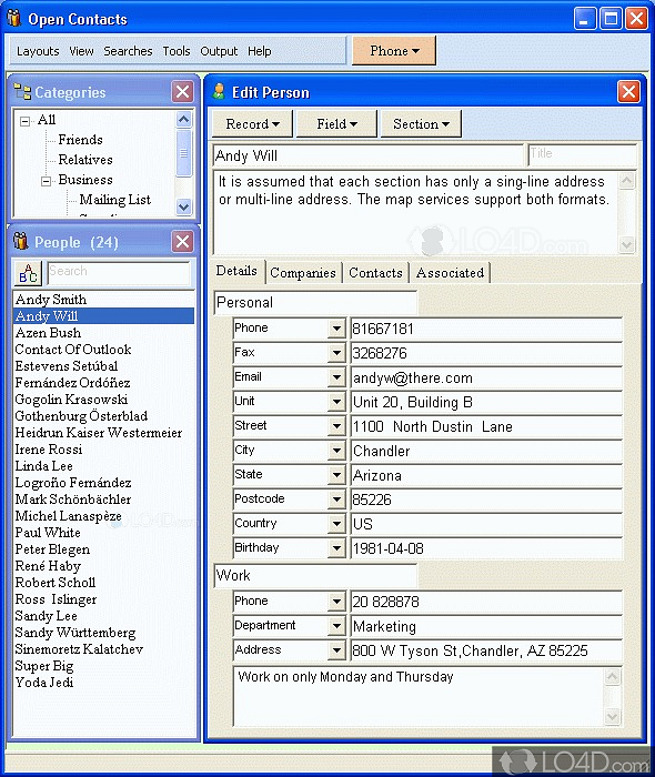Open Contacts - Download