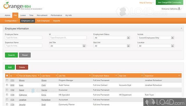 OrangeHRM - Download