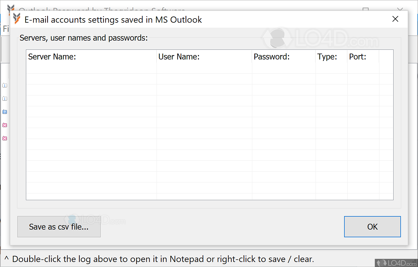 Outlook Password - Download