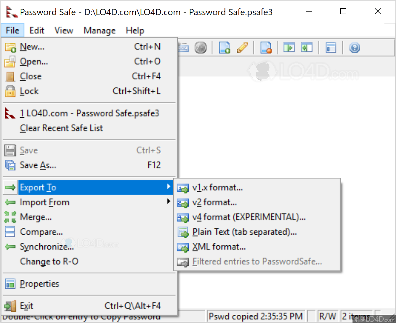Password Safe - Download
