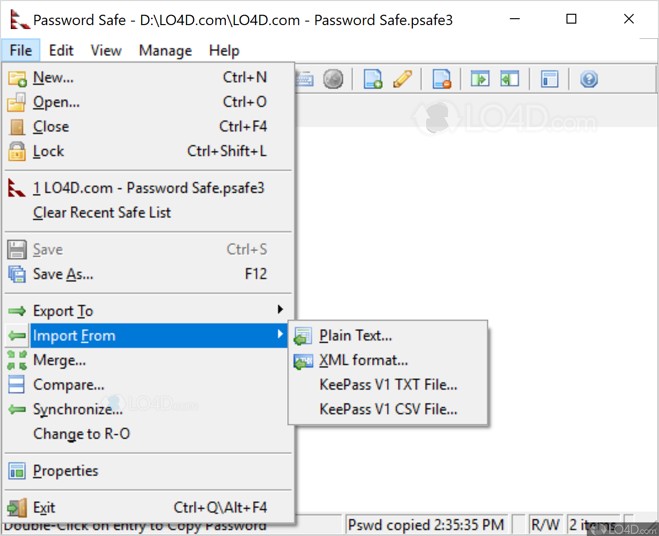 Password Safe - Download