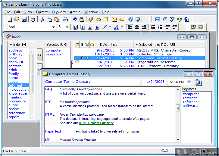 Personal Knowbase - Download