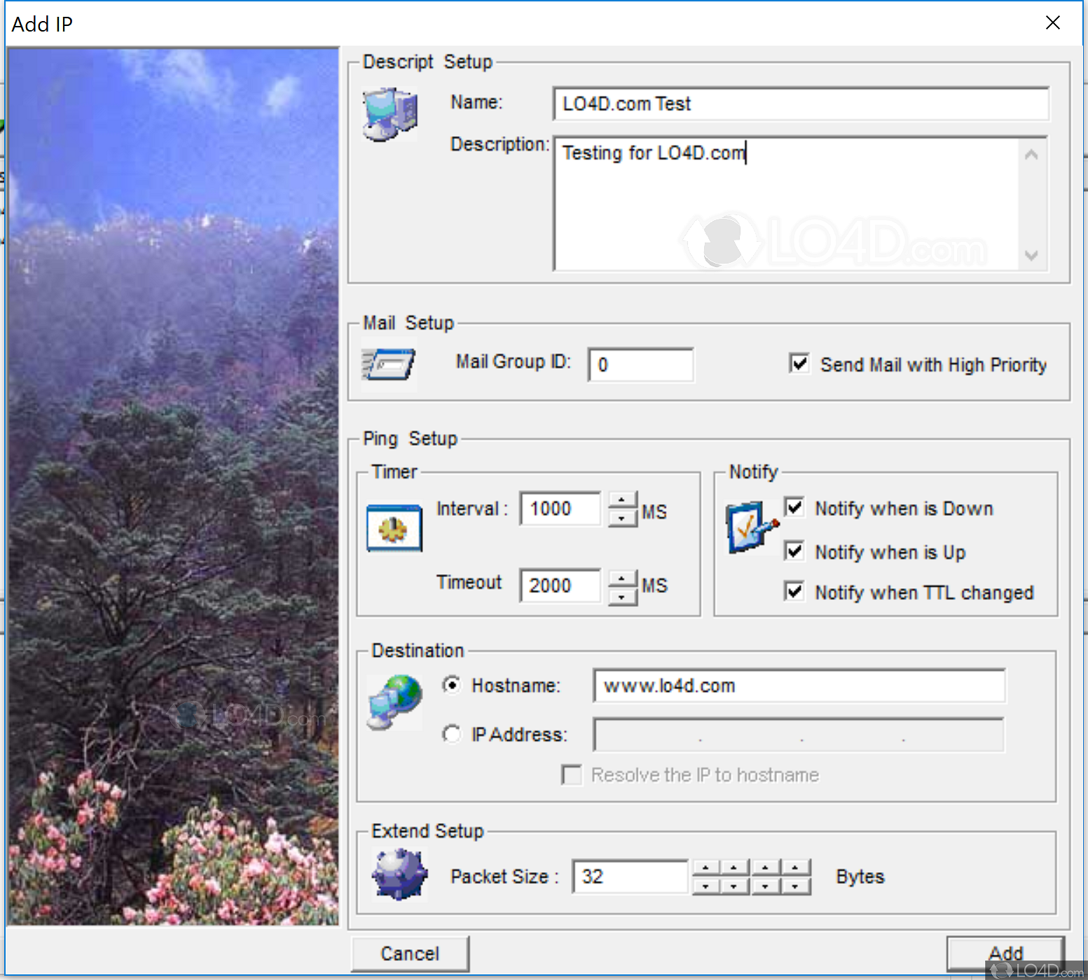 Quick Ping Monitor - Download