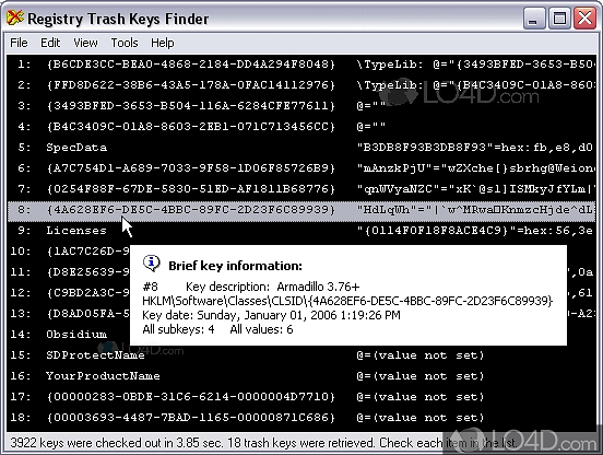 Registry Trash Keys Finder - Download