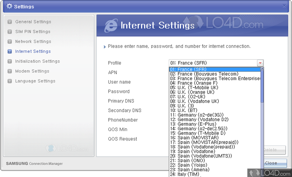 Samsung Connection Manager - Download