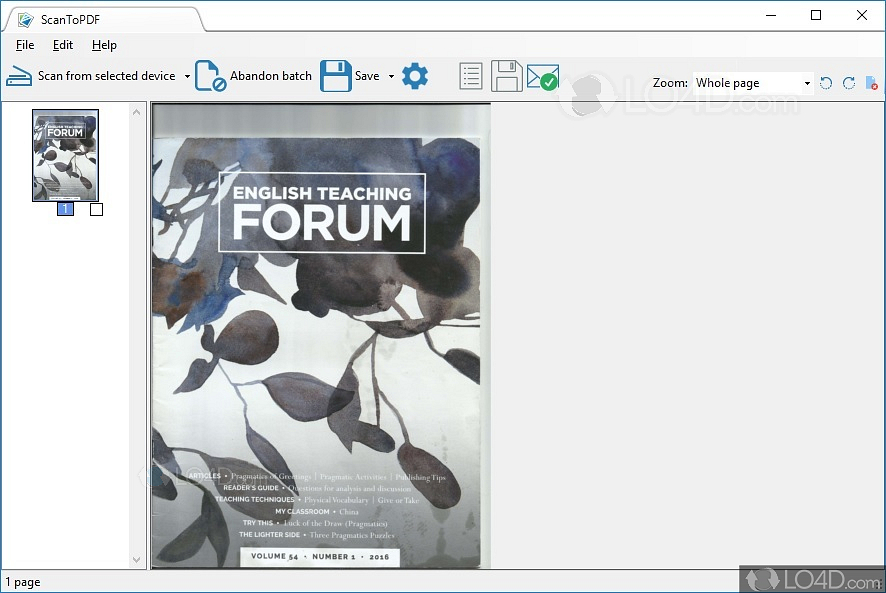Scan to PDF - Download