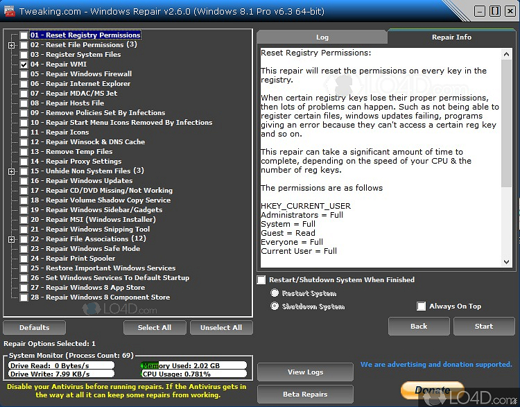 Simple System Tweaker Portable - Download
