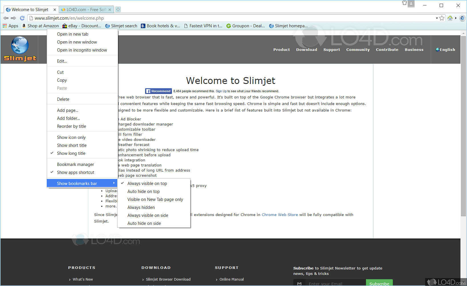 Slimjet Portable - Download