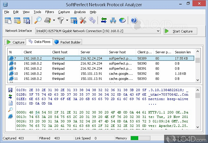 SoftPerfect Network Protocol Analyzer - Download