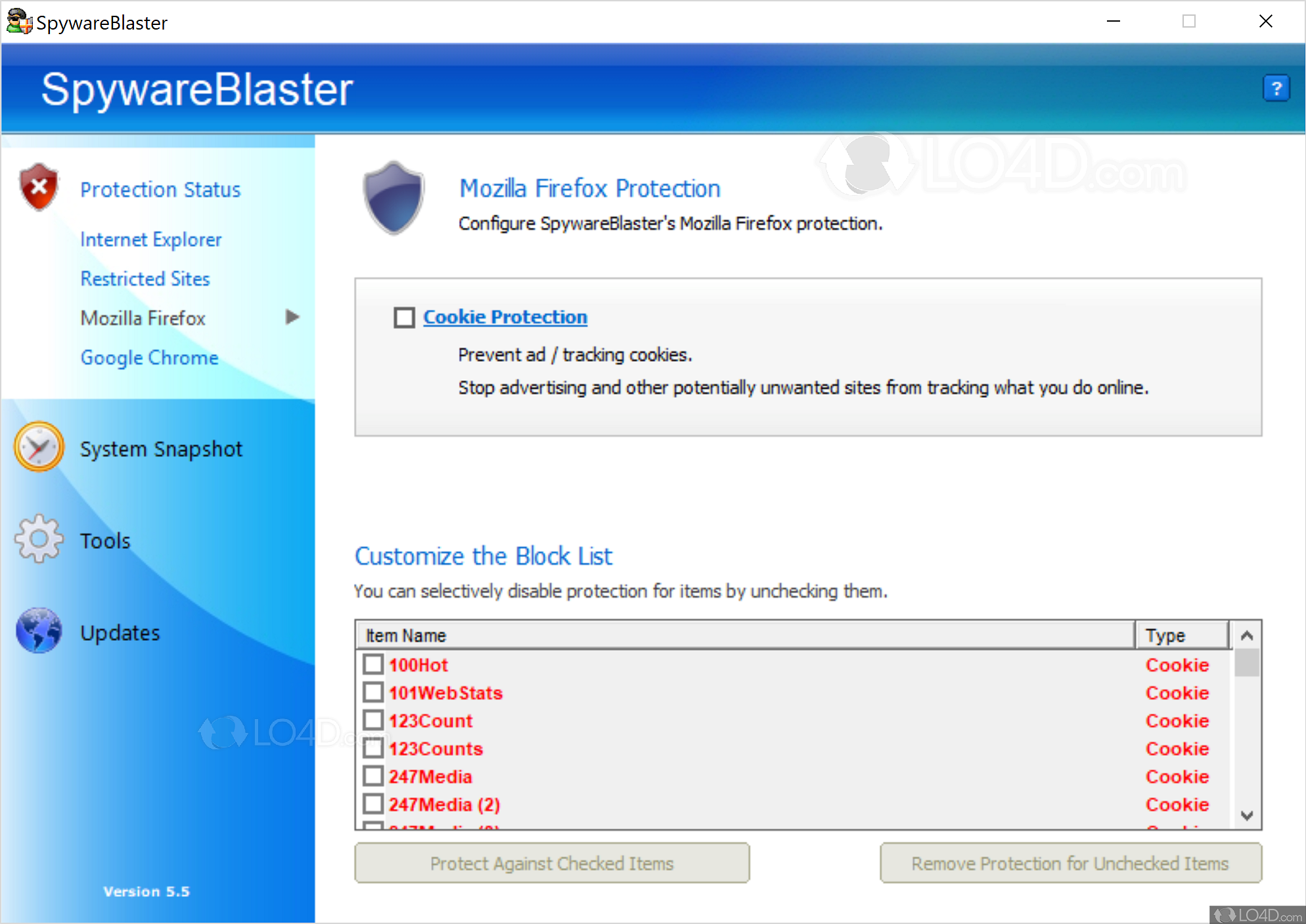 SpywareBlaster - Download