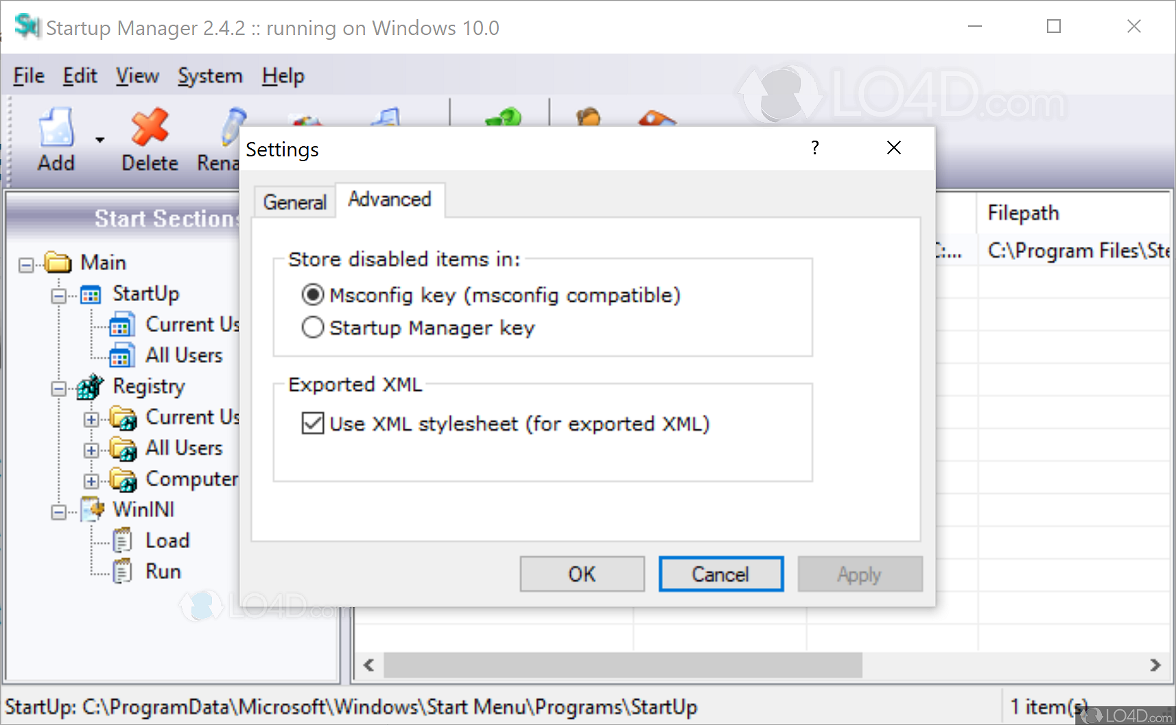 StartUp Manager Free - Download