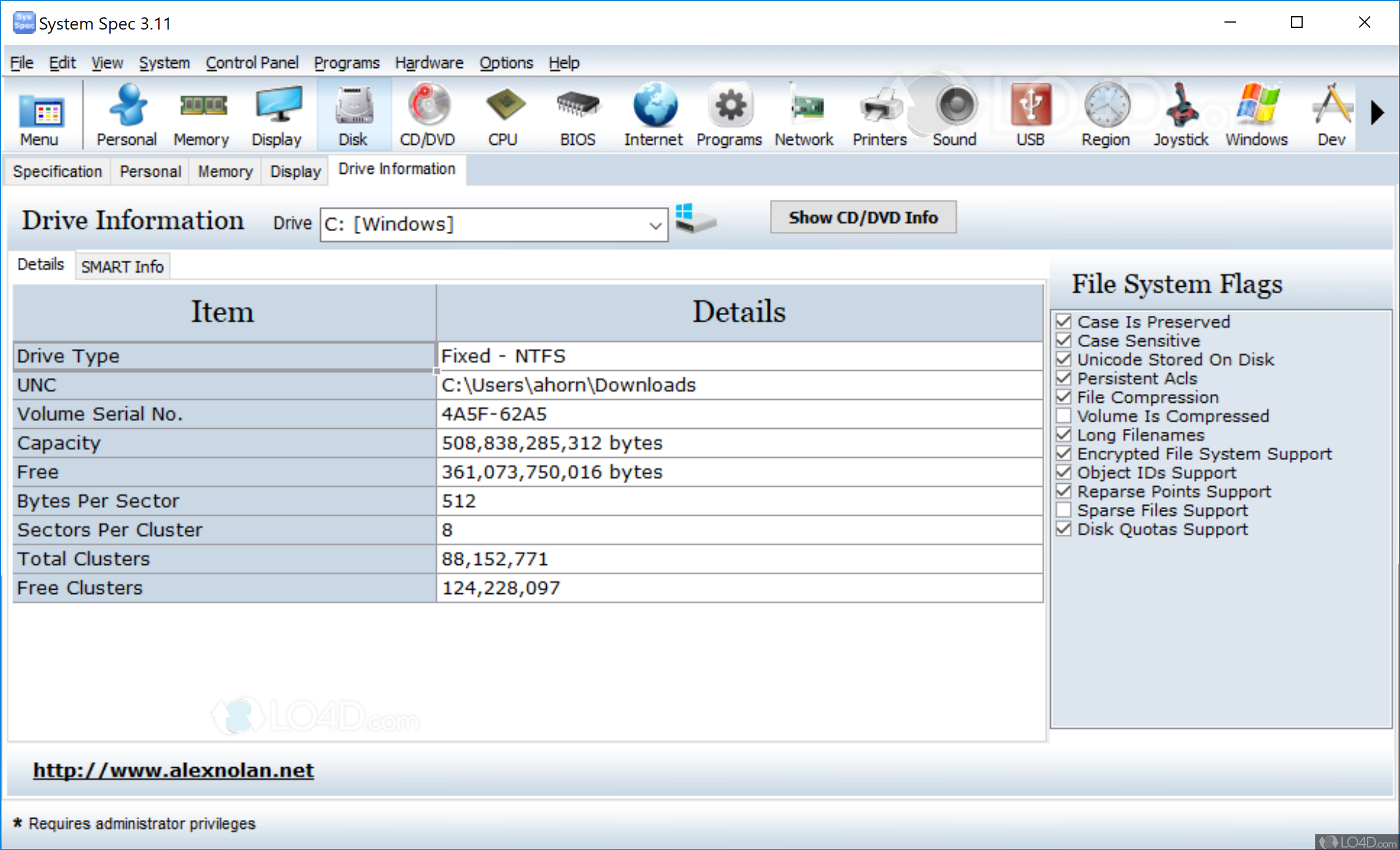 System Spec - Download