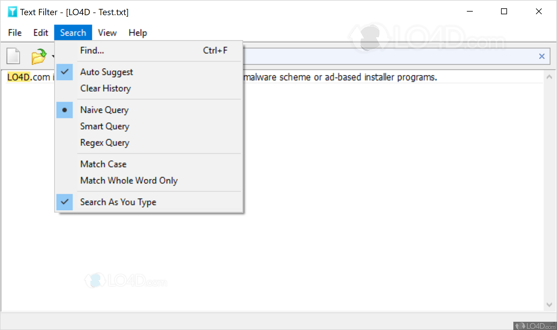 Text Filter Portable - Download