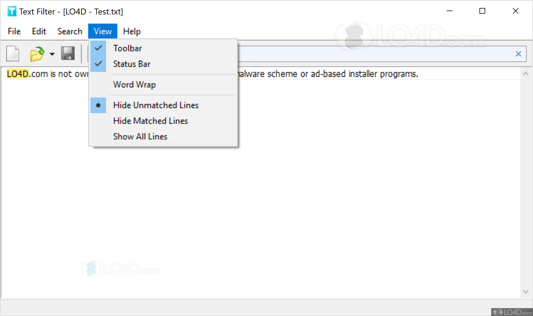 Text Filter Portable - Download