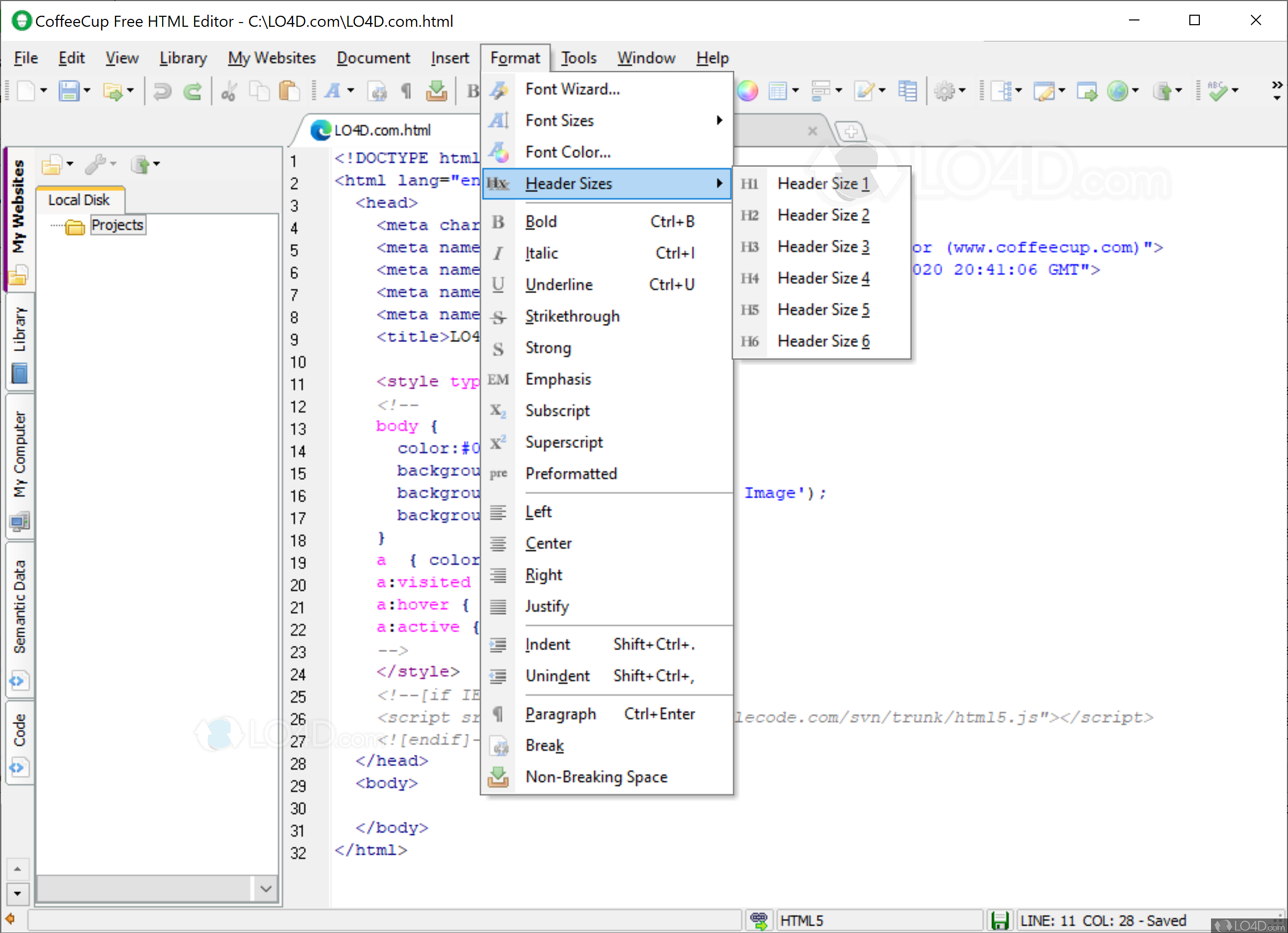 The Free HTML Editor Download