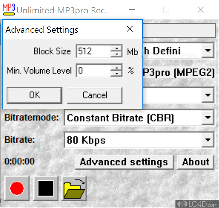 Unlimited MP3pro Recorder - Download