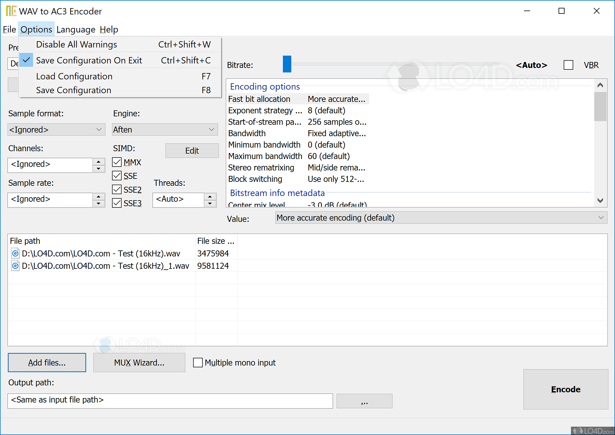 WAV to AC3 Encoder - Download