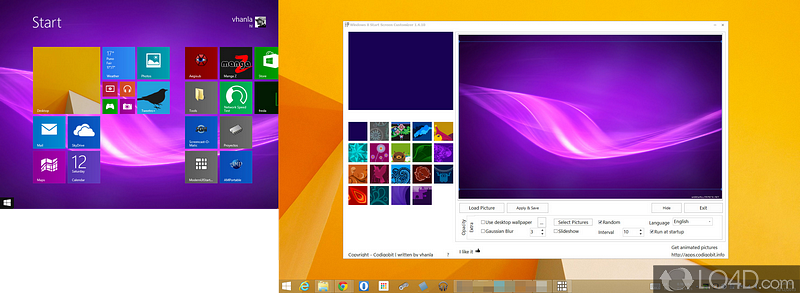 Windows 8 Start Screen Customizer - Download